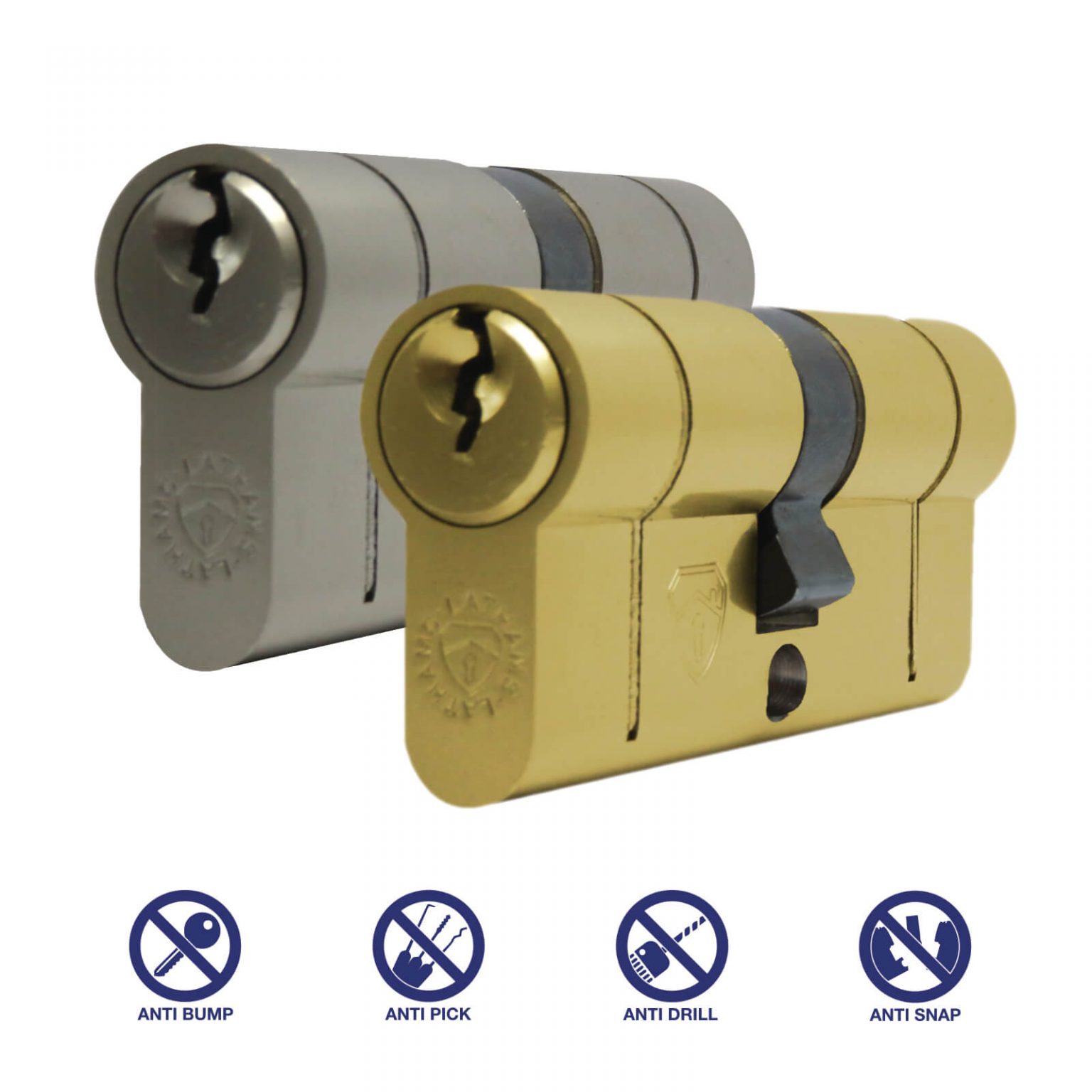 Euro Cylinder Locks - Anti Snap Locks | Latham's Hardware