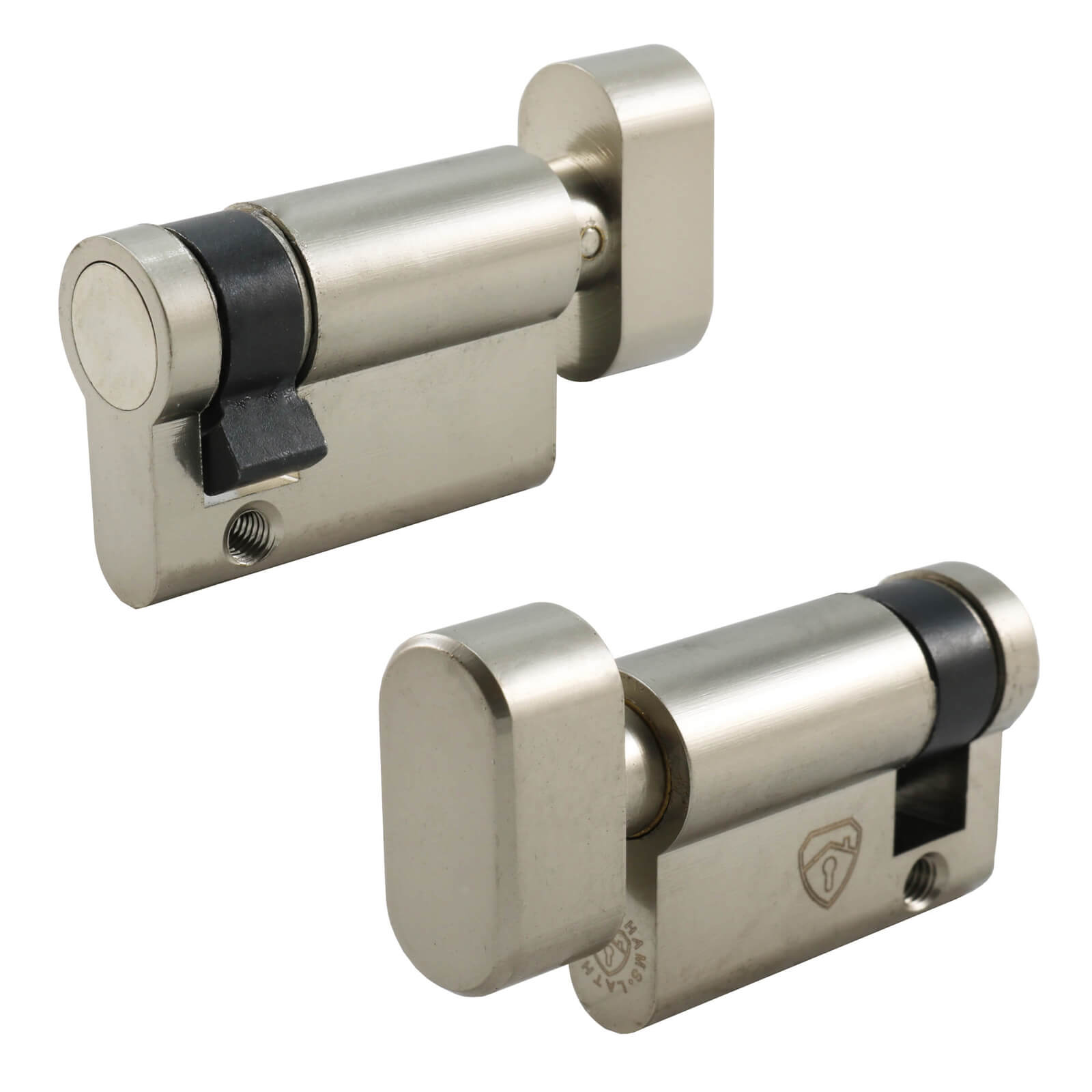Half Thumb Turn Euro Cylinder (No Keys) | lathamshardware.co.uk