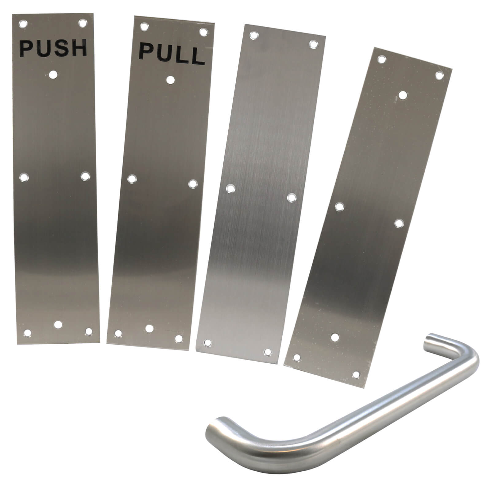 225mm (9 inch) D Handle with Plate | lathamshardware.co.uk