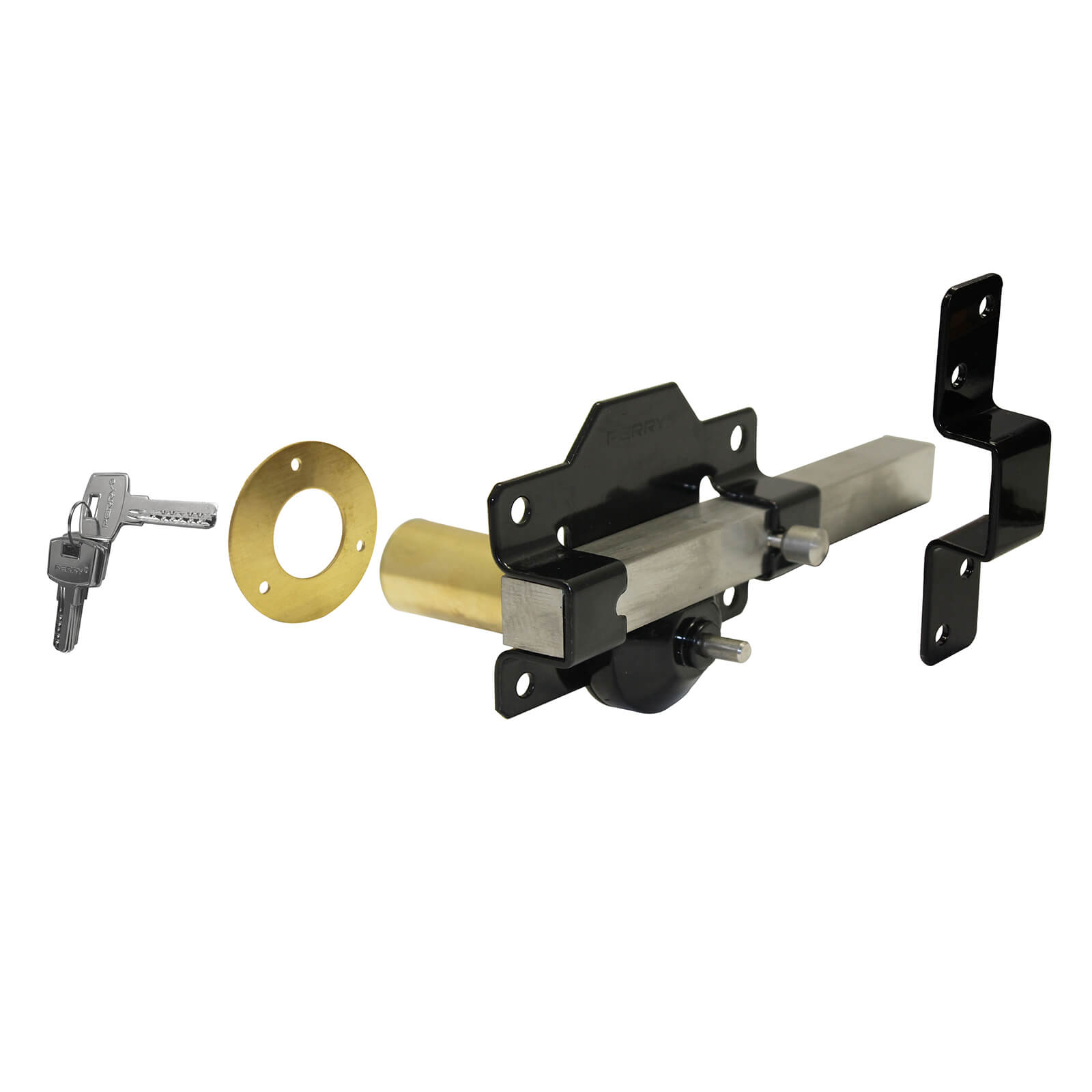 Single Locking Long Throw Lock | lathamshardware.co.uk