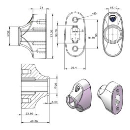 Round Faced Shutter Lock Kit | Latham's Hardware